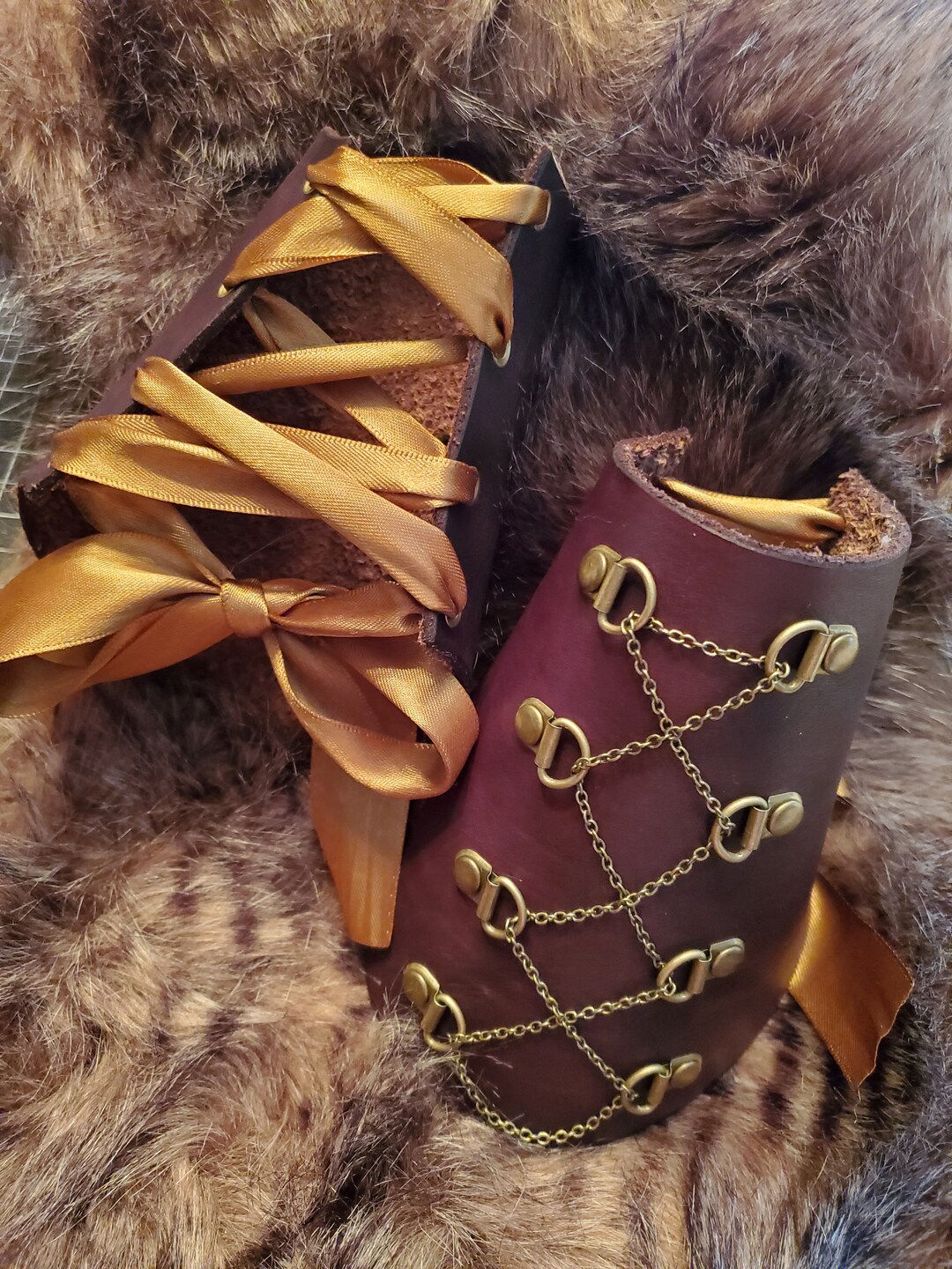 Steampunk Leather Bracers - Etsy