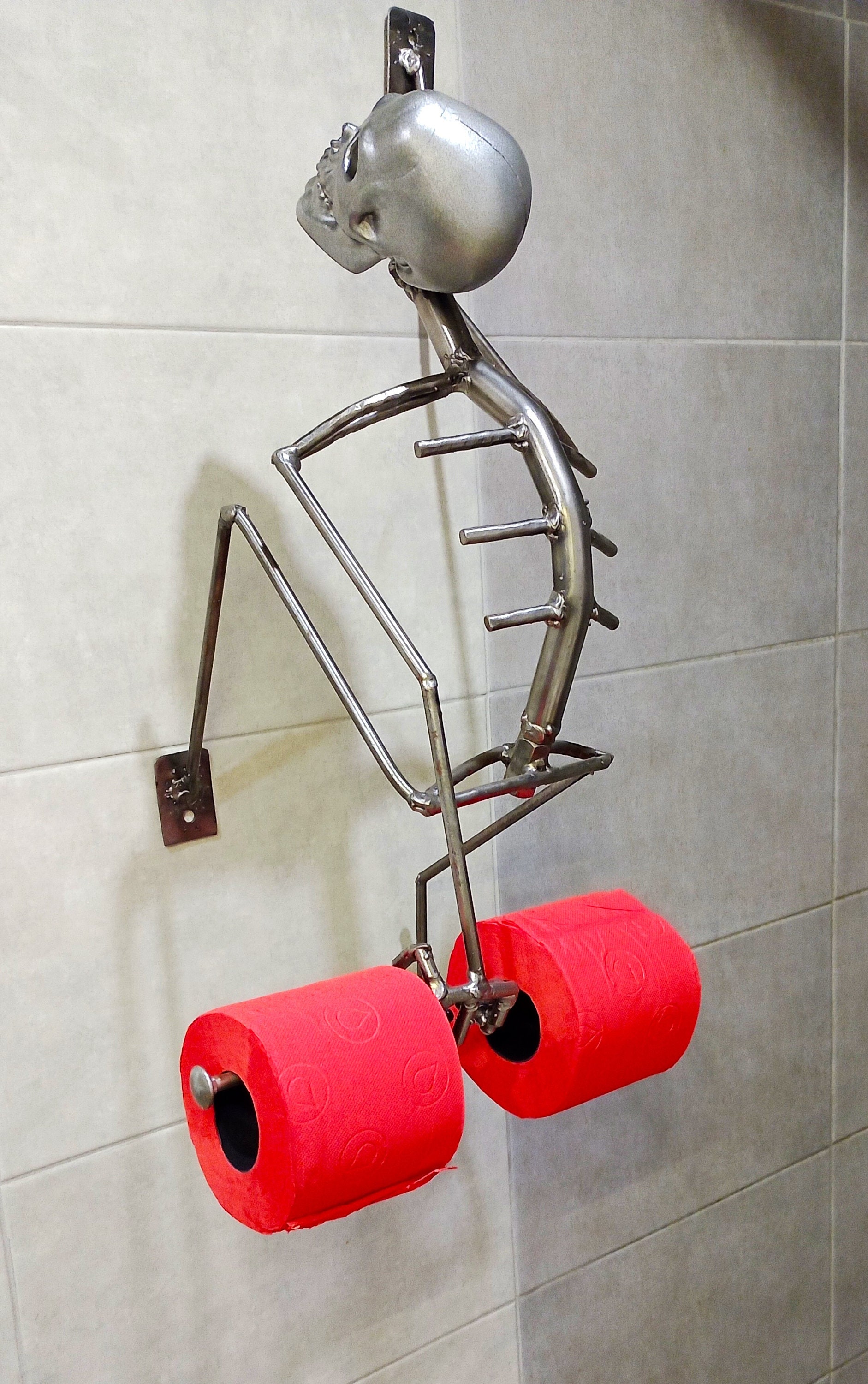 Toilet Roll Holder Hanging Wall Skeleton Skull Toilet Roll - Etsy