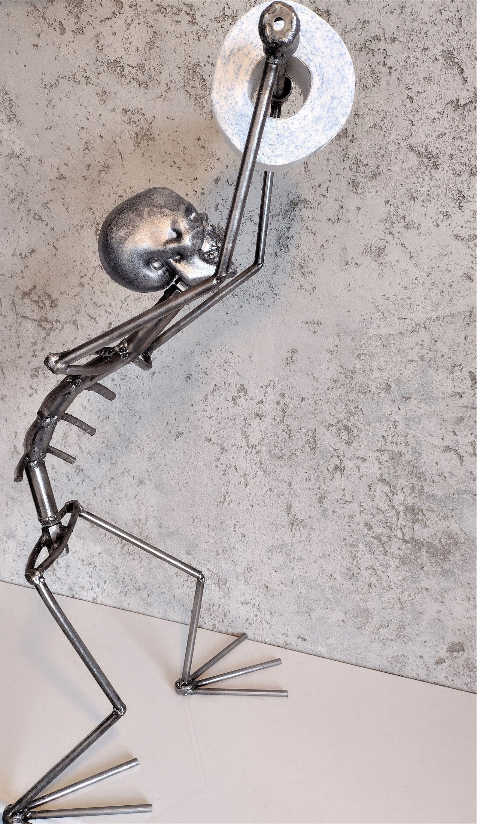 Toilet Paper Holder, Stand, Skeleton, Skull, Stand, for the Toilet ...