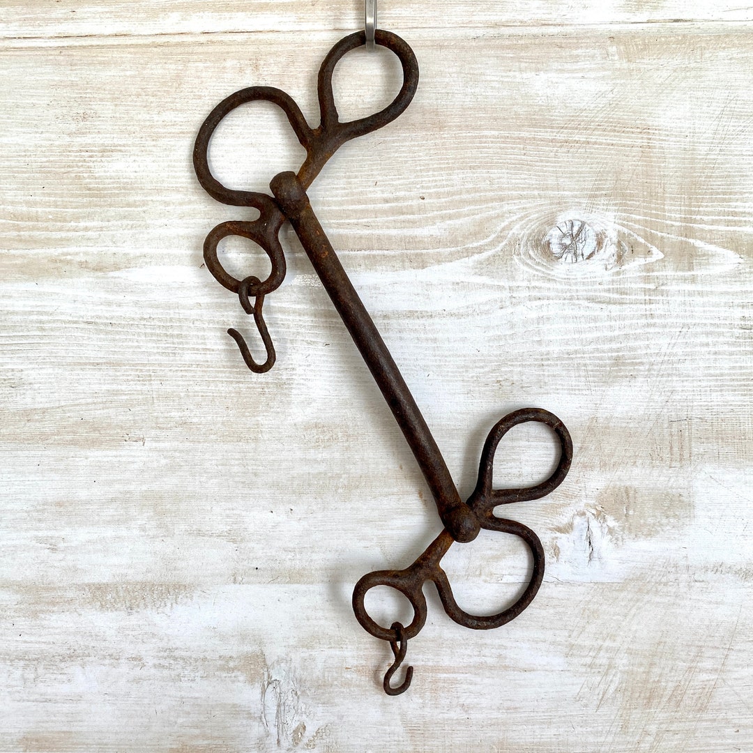 Antique Hand Forged Horse Bit Horse Bridle Western Decor Primitive Farm ...