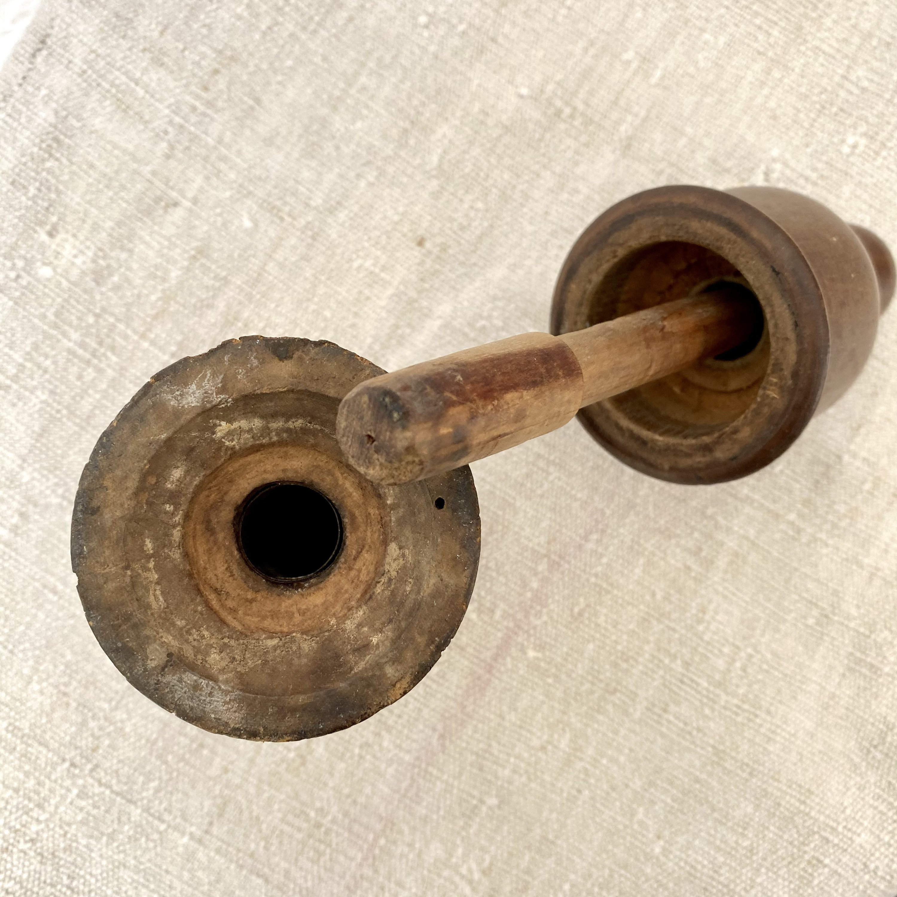 Antique Wine Bottle Corker, Primitive Cork Inserter, Wooden Treen ...