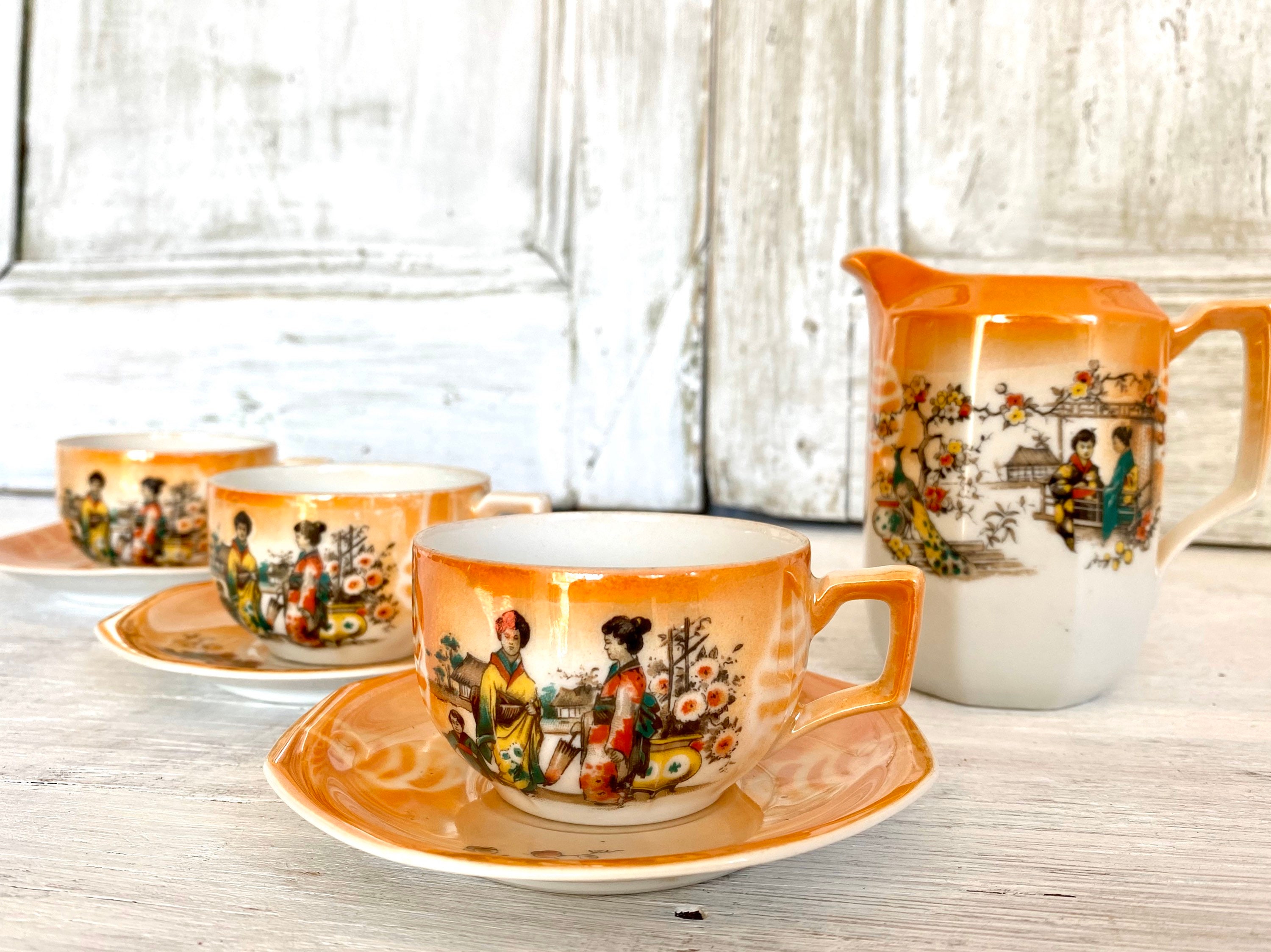 Drinkware 3 Art Deco coffee cups Drink & Barware etna.com.pe