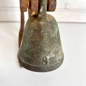 Antique French Bronze Front Door Bell 1800s Hanging Bell Wall Mount - Etsy