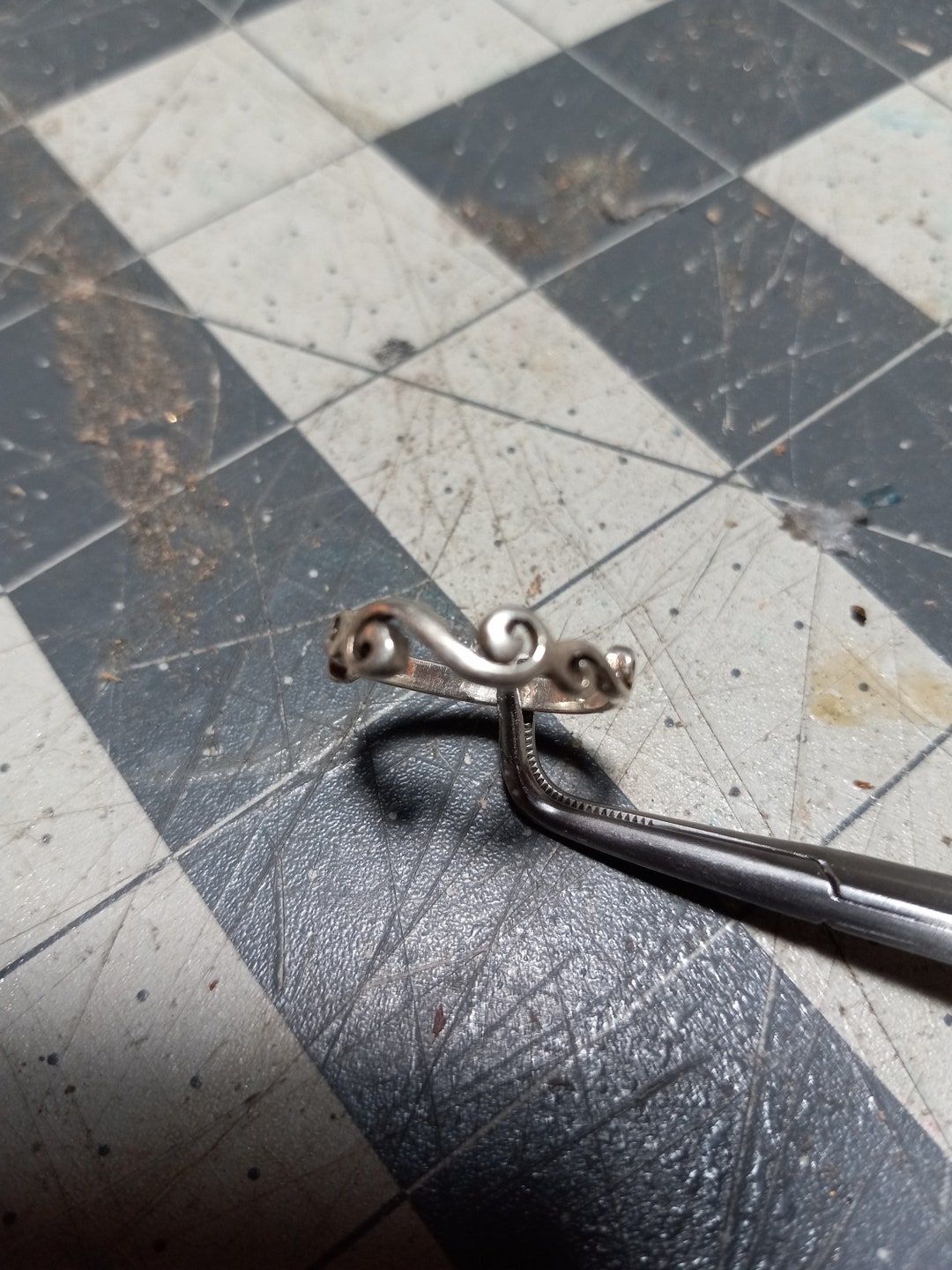 Curling Waves Silver Ring - Etsy