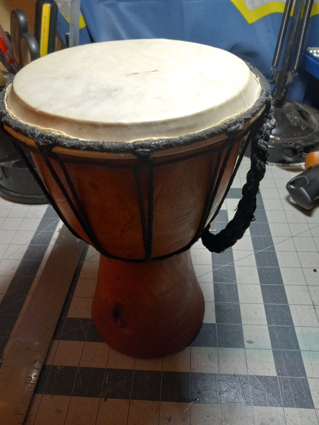 Wood and Skin Djembe Hand Drum - Etsy