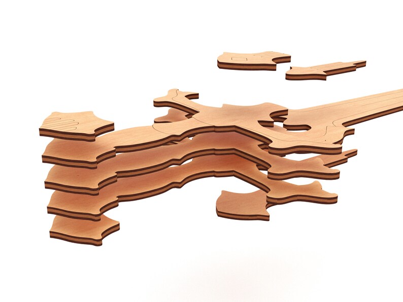 Laser Cut Sword File Project Template Sword Vector File Weapon Svg Toy ...