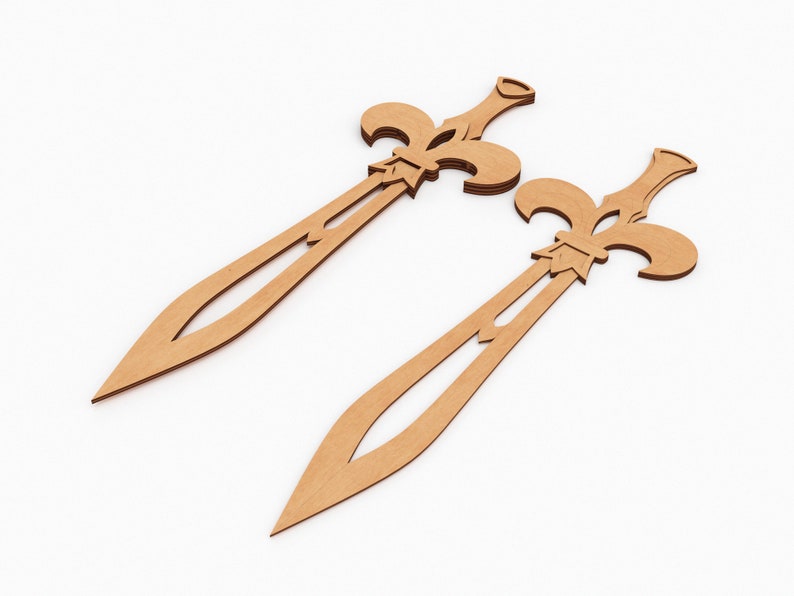 Laser Cut Sword File - Project Template - Sword Vector File - Weapon ...