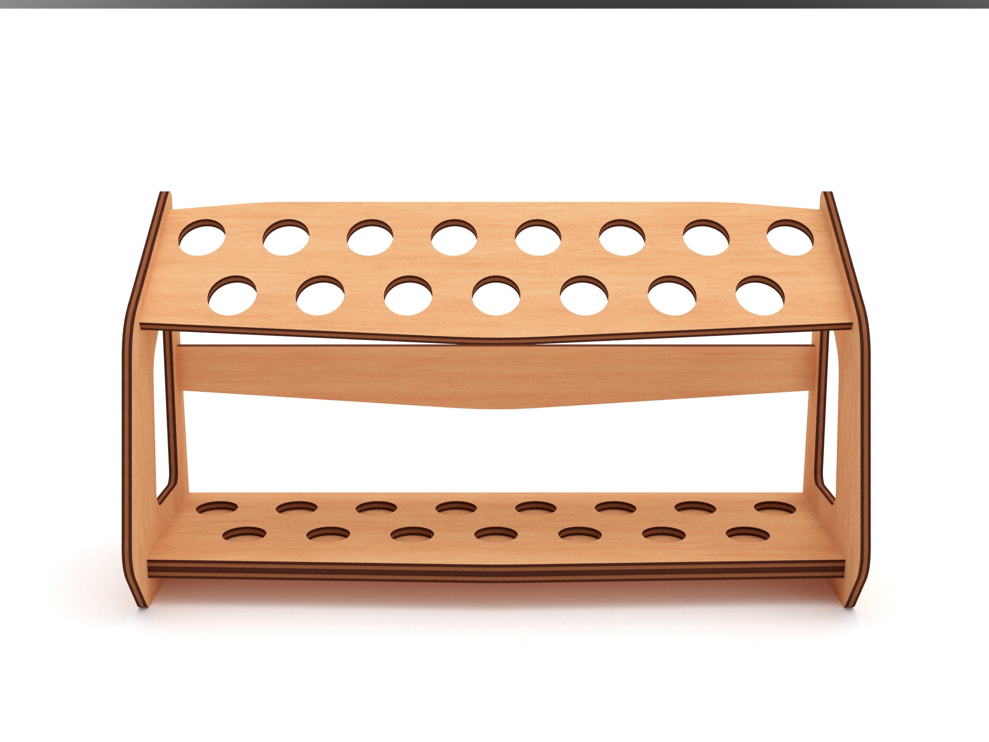 Test Tube Spice Rack Vector File Laser Cut Project for Cnc - Etsy