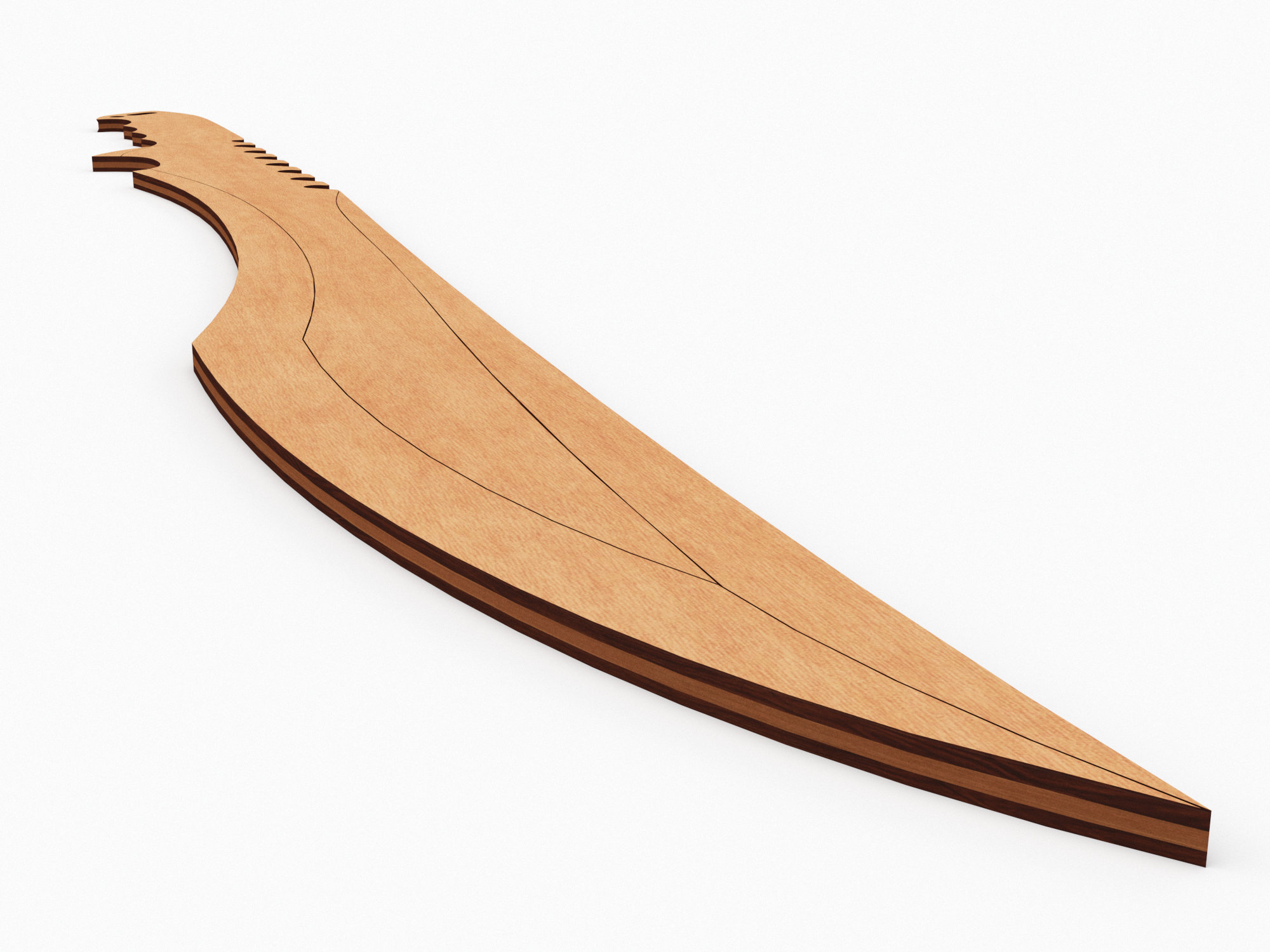 Ninja Sword Vector File - Wooden Cosplay Prop - Laser Cut Project ...
