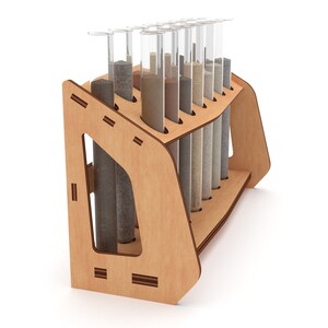 Test Tube Spice Rack Vector File - Laser Cut Project for Cnc - Counter ...