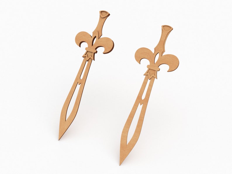 Laser Cut Sword File Project Template Sword Vector File Weapon Svg Toy ...