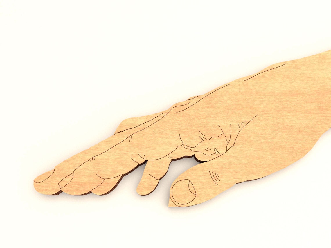 Push Stick Hand for Woodworking - Laser Cutting Template for Carpentry ...