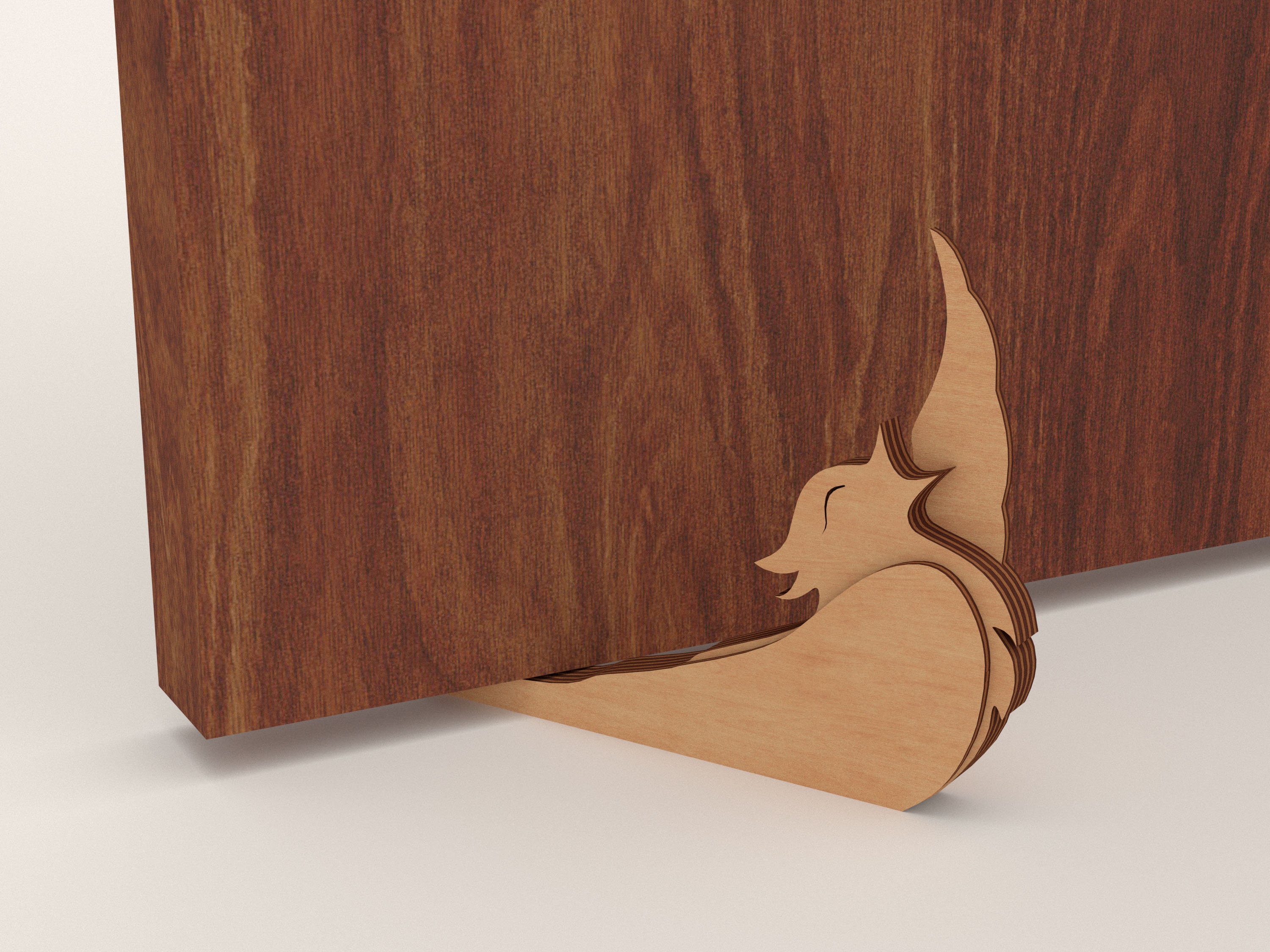 Birdy Door Stopper Vector File - Laser Cut Wooden Door Stop Svg ...
