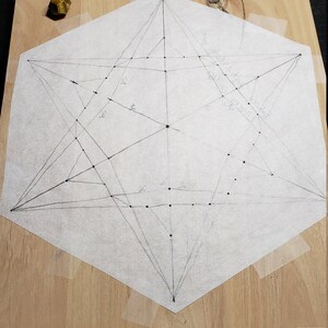 Dodecahedron String Art-metatron's Cube - Etsy