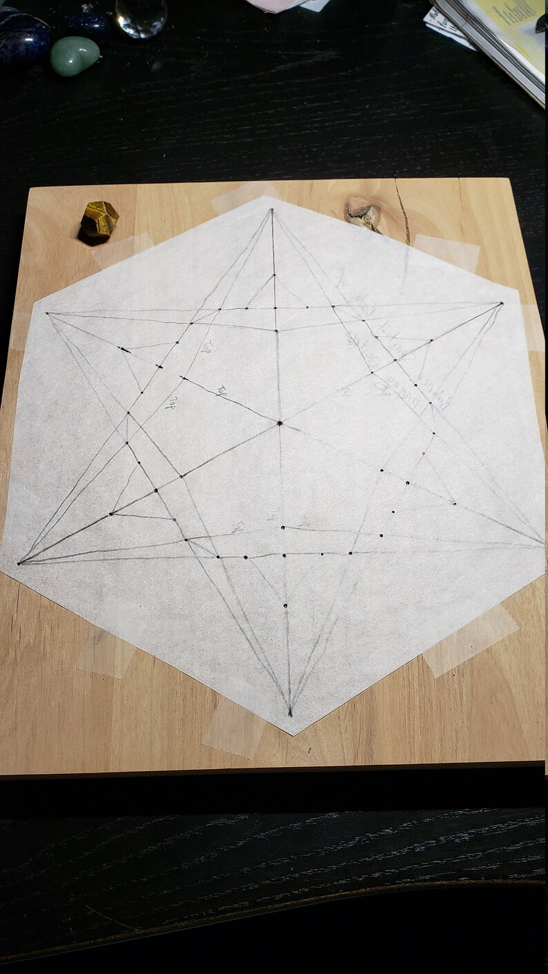 Dodecahedron String Art-metatron's Cube - Etsy