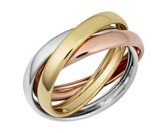 Tri Color Rings - Etsy