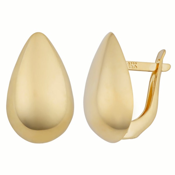 Omega Back Earrings - Etsy