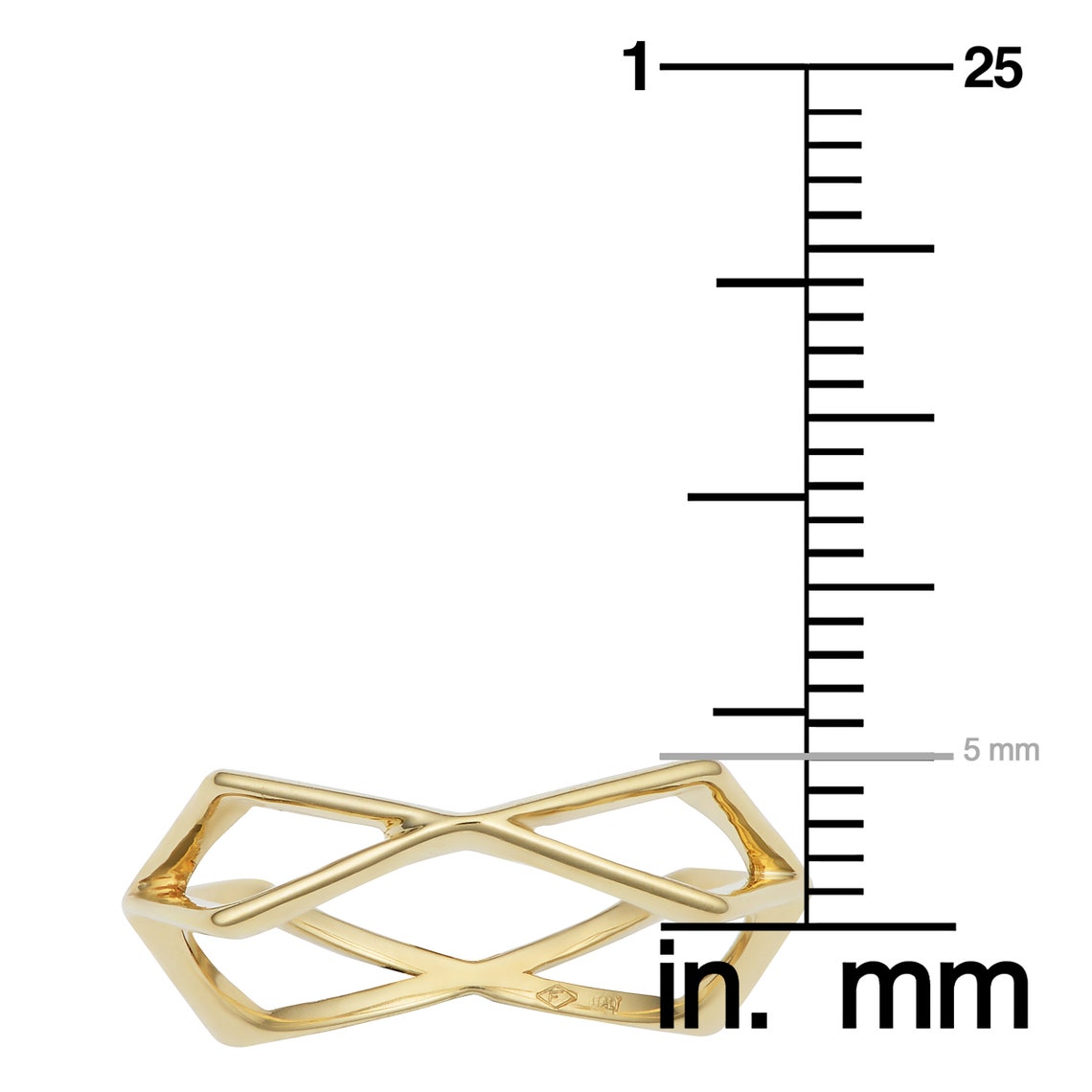 14k Yellow Gold Geometric Ring Minimalist Jewelry for Women - Etsy