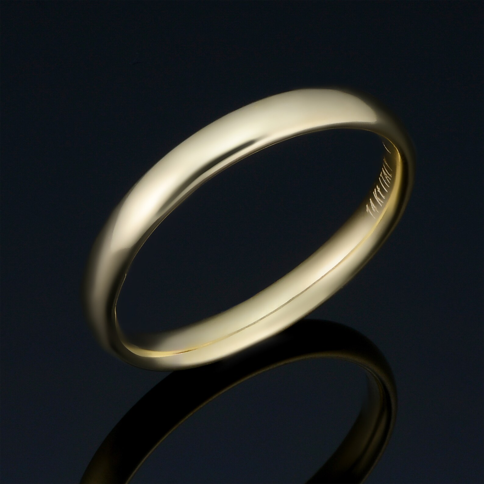 Minimalist Women's 14k Yellow Gold Knuckle Stacking Midi - Etsy