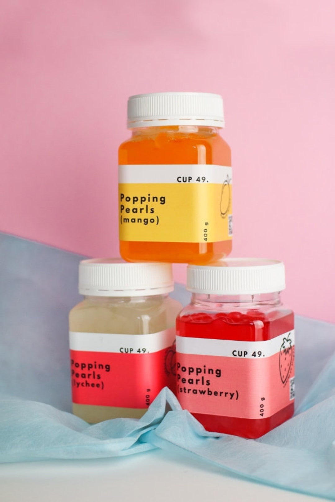 Trio Popping Pearls (mango, Strawberry, Lychee) - Etsy Australia