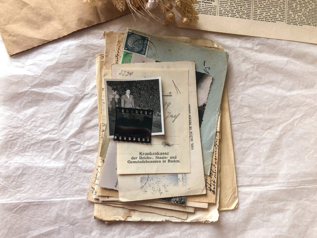 Vintage Letter Bundle 15 Pieces Paper Bundles Samesjournal - Etsy