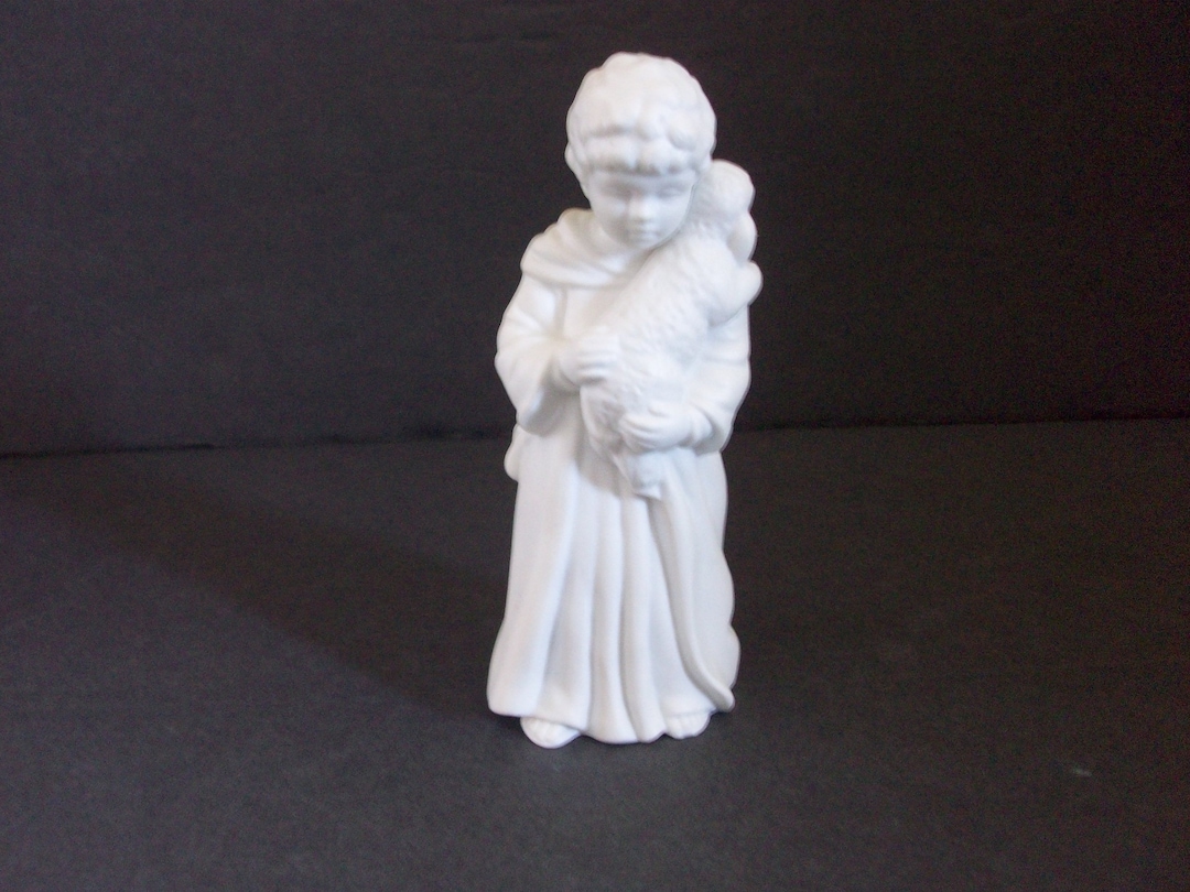 Avon Nativity Collectibles "the Shepherd Boy" Figurine, Vintage White ...