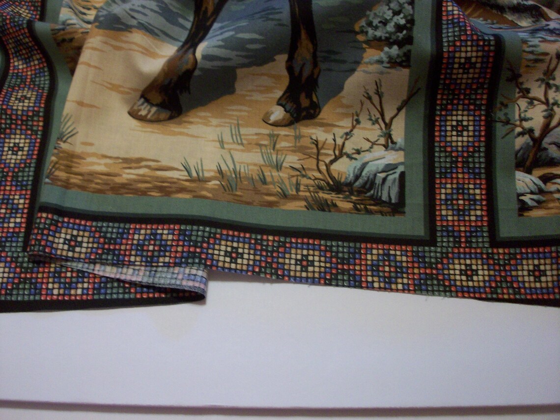 Native American Design Fabric Sewing Panel by Springs - Etsy