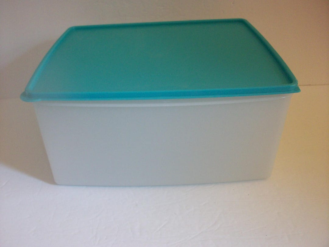 Tupperware Frosted Clear Snowflake Design Storage Container With ...