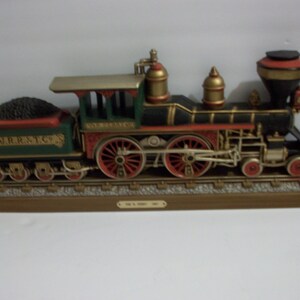Train Plaque the N. Perry 1867 by Burwood Products, Vintage Home Interiors and Gifts homco Wall ...