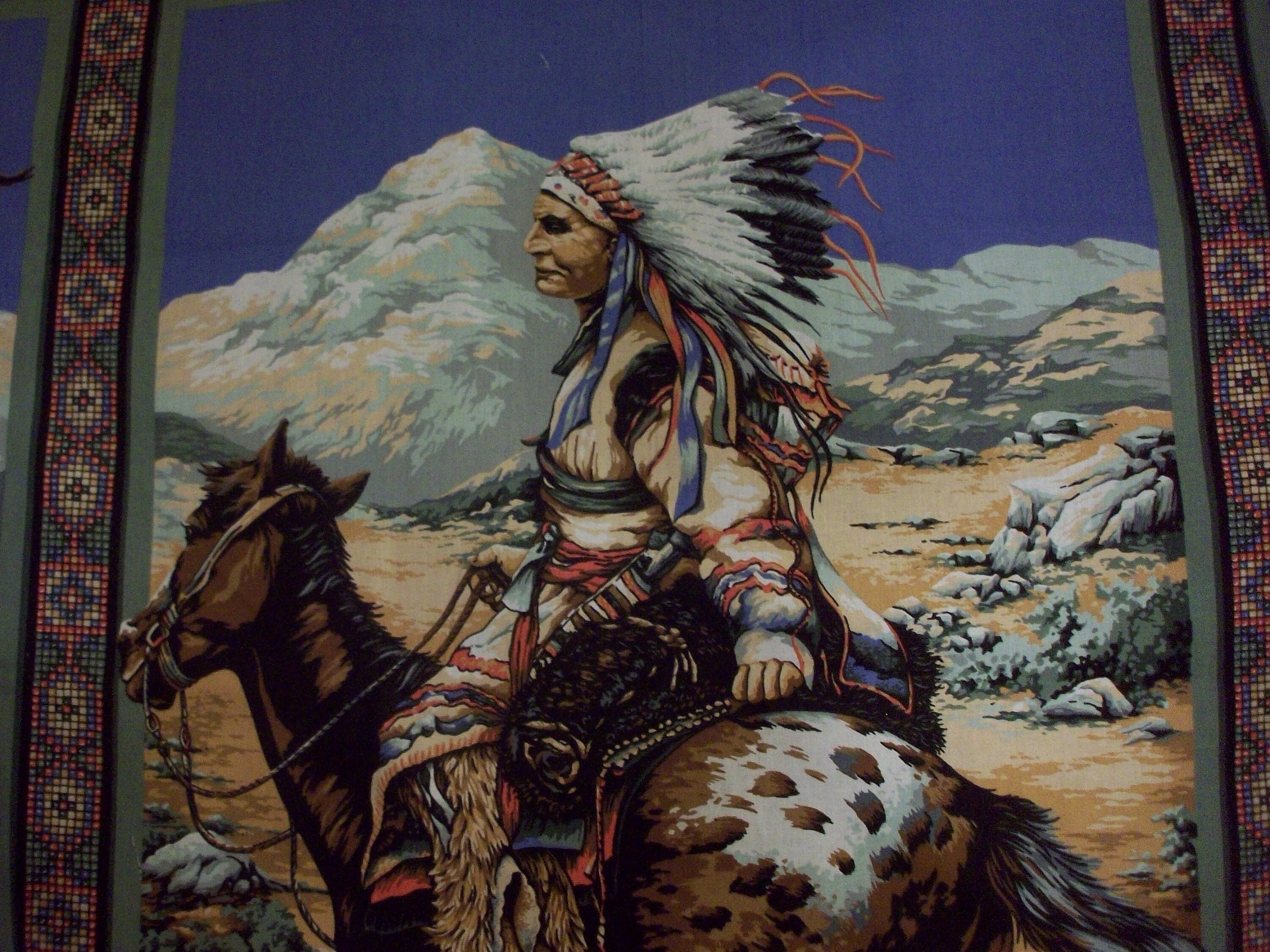 Native American Design Fabric Sewing Panel by Springs - Etsy