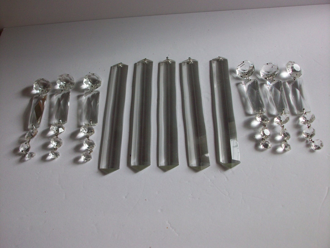 Replacement Chandelier Glass 11 Pieces Coffin and Pointed - Etsy