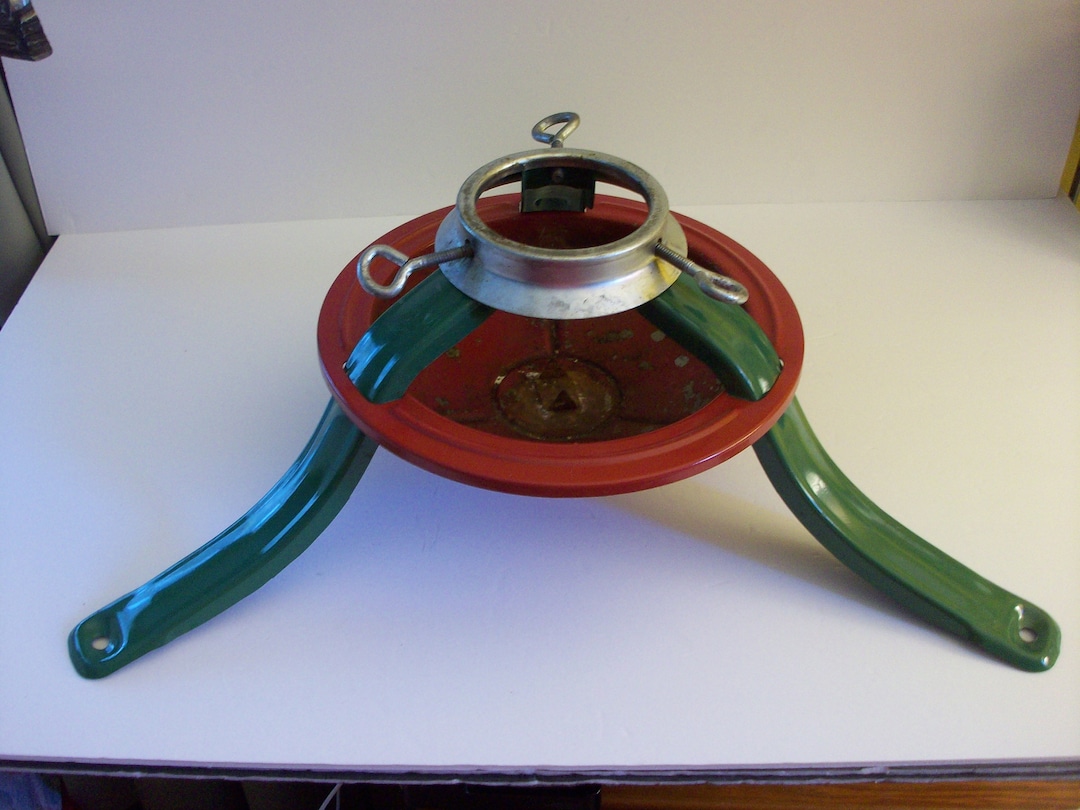 Vintage Metal Tree Stand for Real Tree Three Leg Stand for - Etsy
