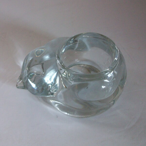 Indiana Glass Cat Figurine - Etsy