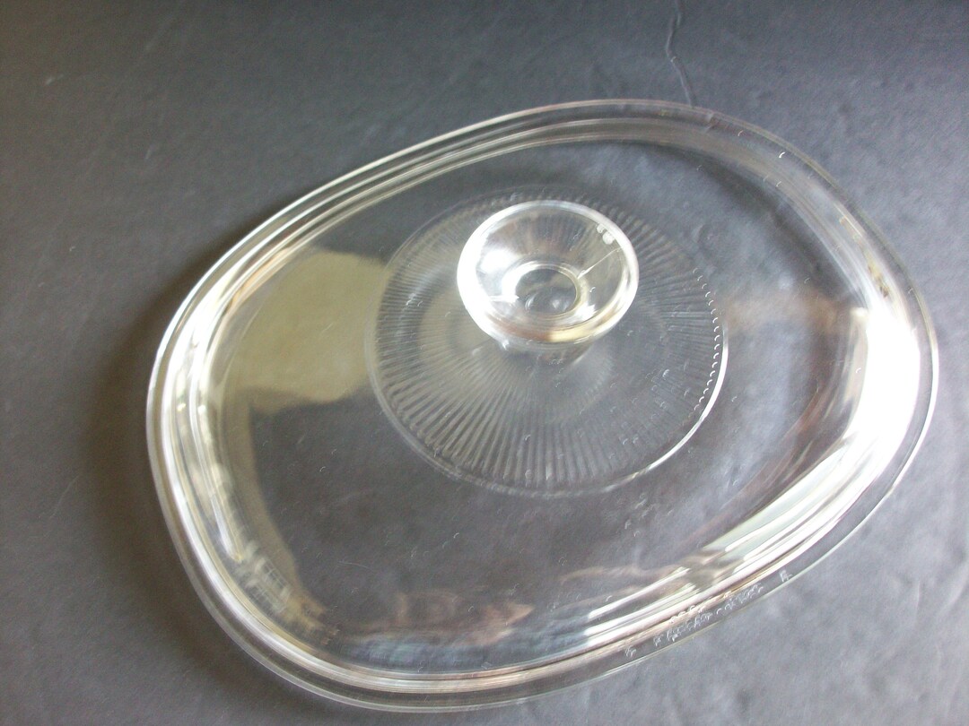 Pyrex Clear Glass Replacement Lid F12C for Oblong Bakeware, Vintage ...