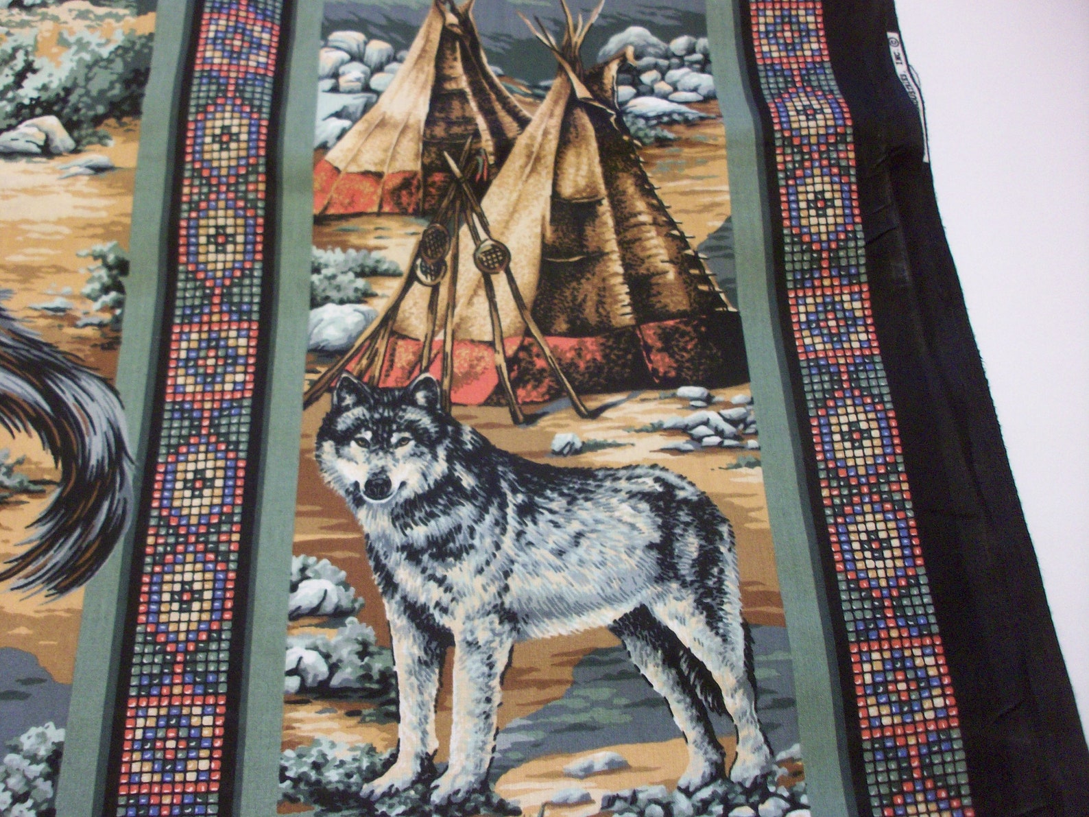 Native American Design Fabric Sewing Panel by Springs - Etsy