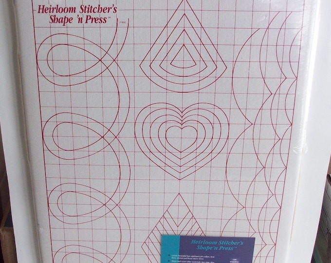 Vintage June Tailor Heirloom Stitcher's Shape 'n Press Board, Double ...