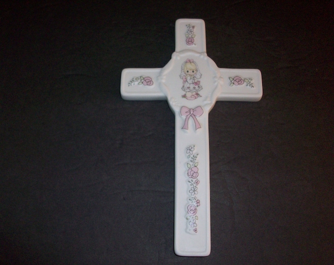 Precious Moments Porcelain Cross "this Day Has Been Made in Heaven ...