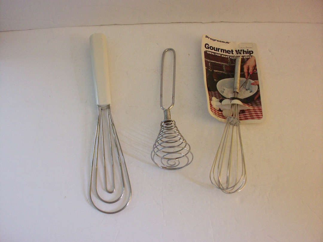Vintage Gourmet Whisks Set of 3, Kitchen Tools and Gadgets, Batter ...