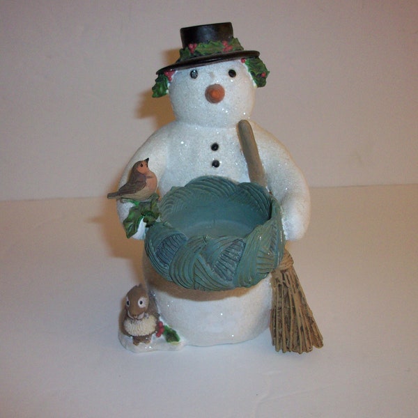Snowman Tea Light - Etsy