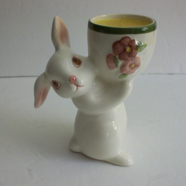 Avon Bunny Candle Holder - Etsy