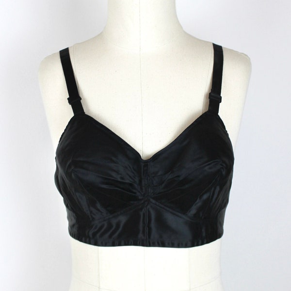 Satin Bullet Bra Etsyde