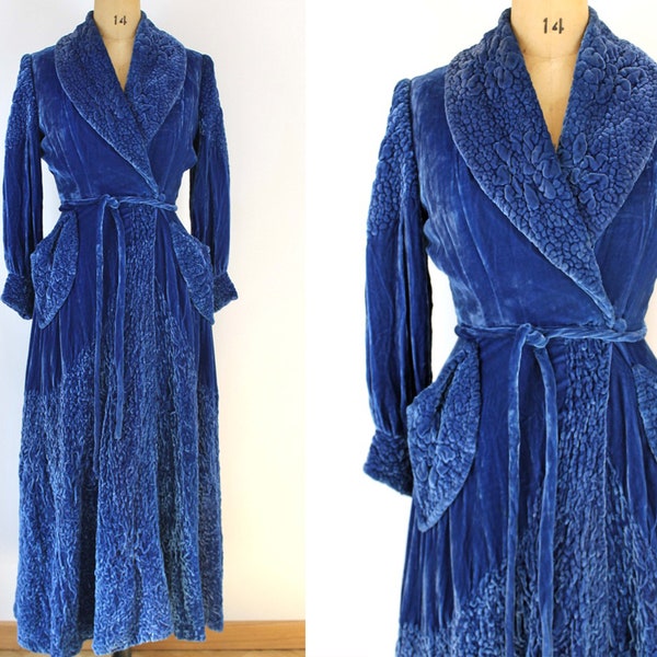 Velvet Robe - Etsy