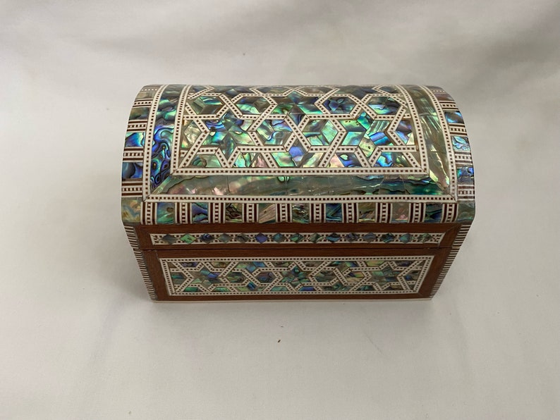 Egyptian Treasure Paua Shell Stars Blue / Green Handmade - Etsy