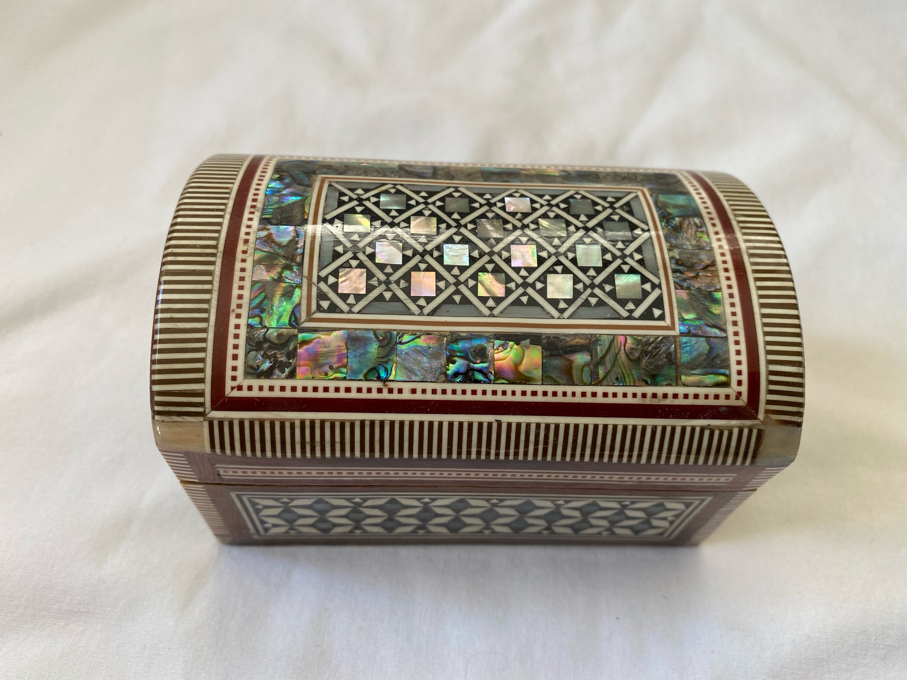 Egyptian Treasure Mother of Pearl Paua Shell Handmade Jewelry Beech ...