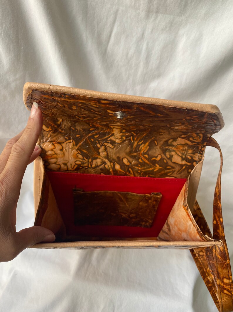 Egyptian Camel Leather Woman Purse Bag Brown Three Musicians / - Etsy