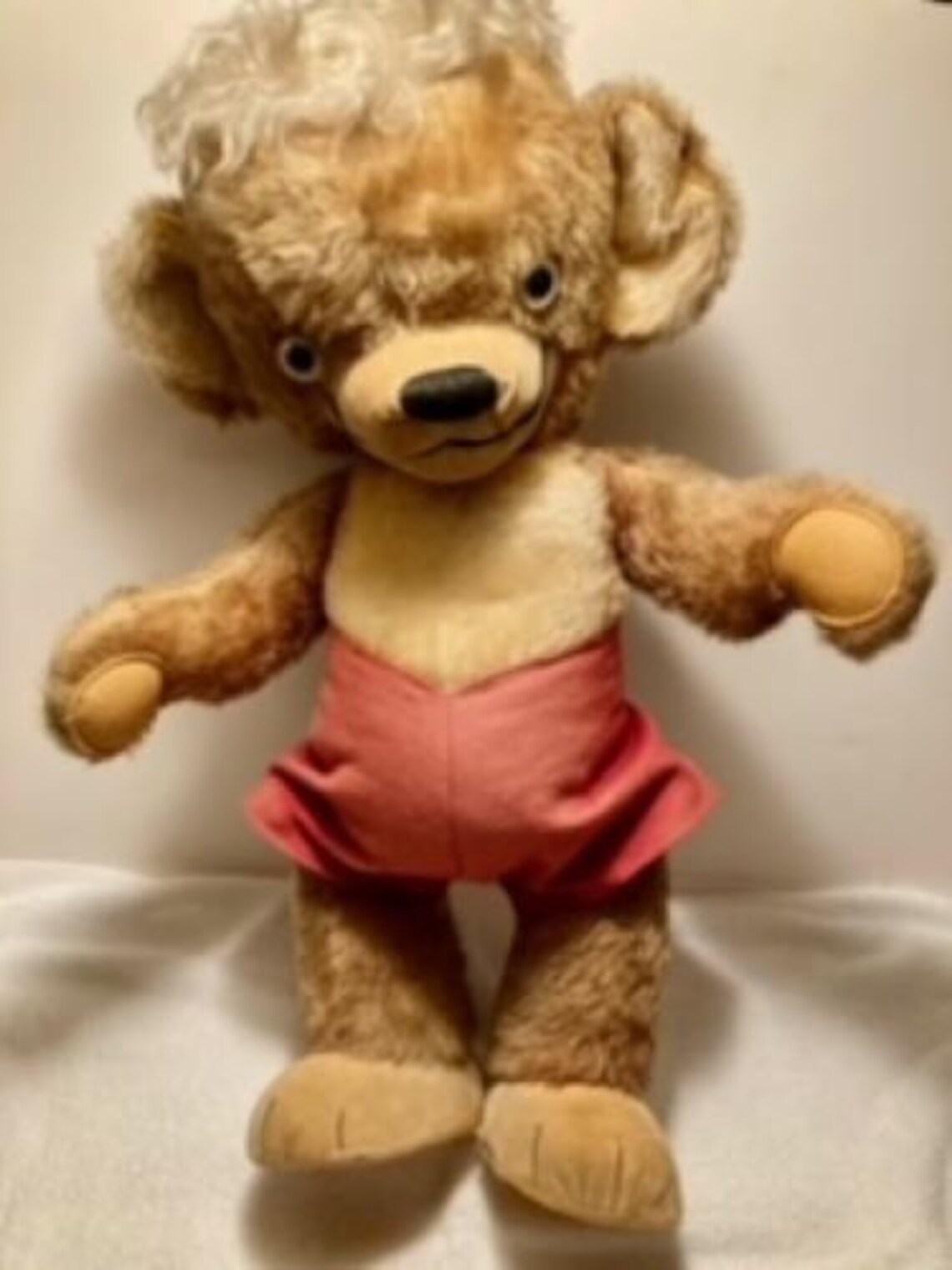 Vintage 1956 Very RARE Merrythought Punkinhead Bear Tagged Teddy Bear ...