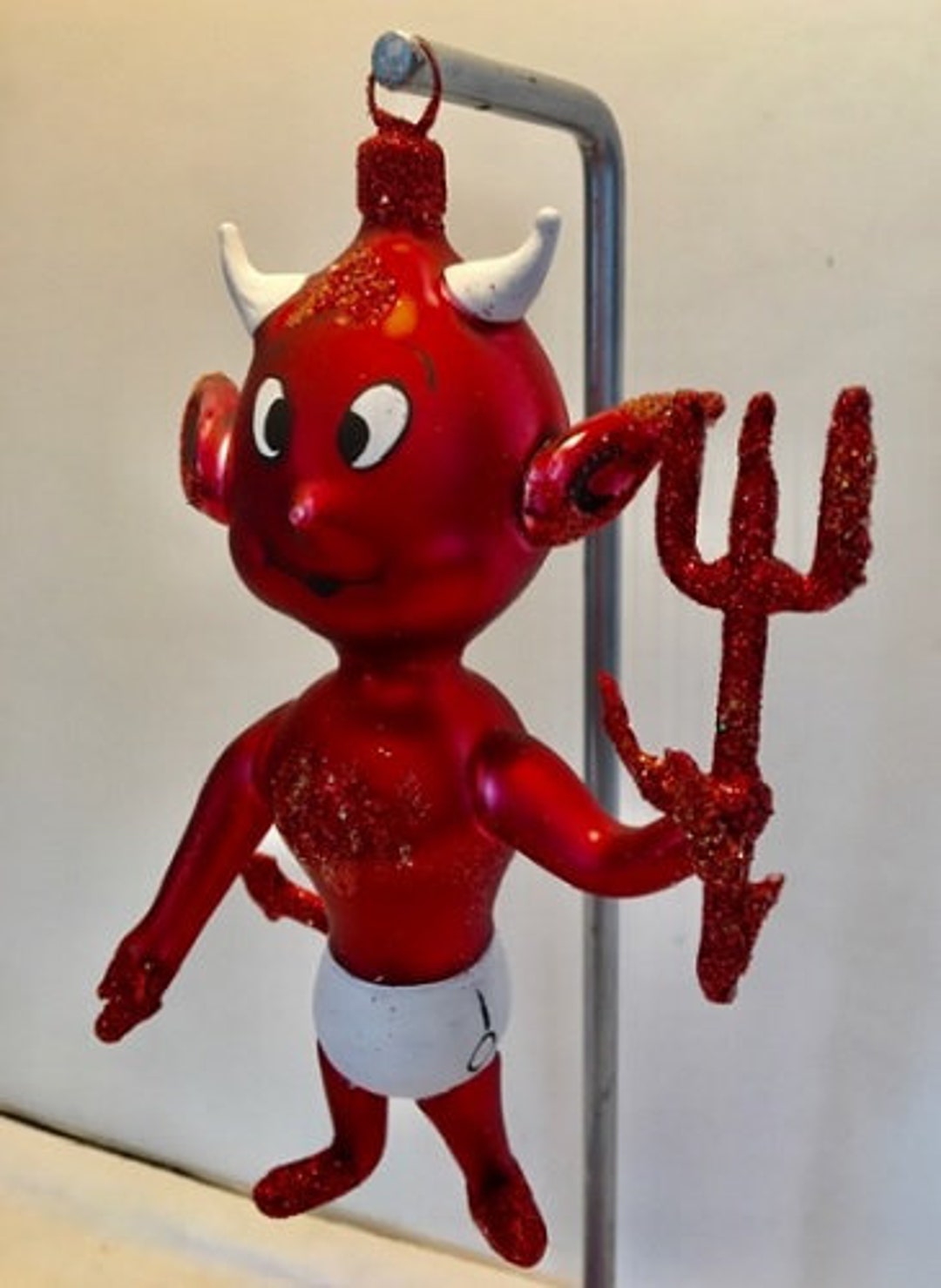 Beautiful Hand Blown Italian Glass Ornament HOT STUFF Devil Casper the ...