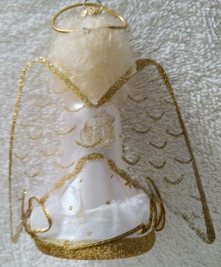 Vintage Italian Blown Glass Angel Christmas Ornament - Etsy