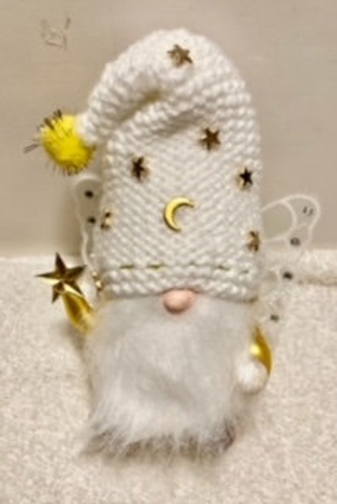 New Beautiful Italian Blown Glass Angel Gnome Christmas Ornament Elf ...