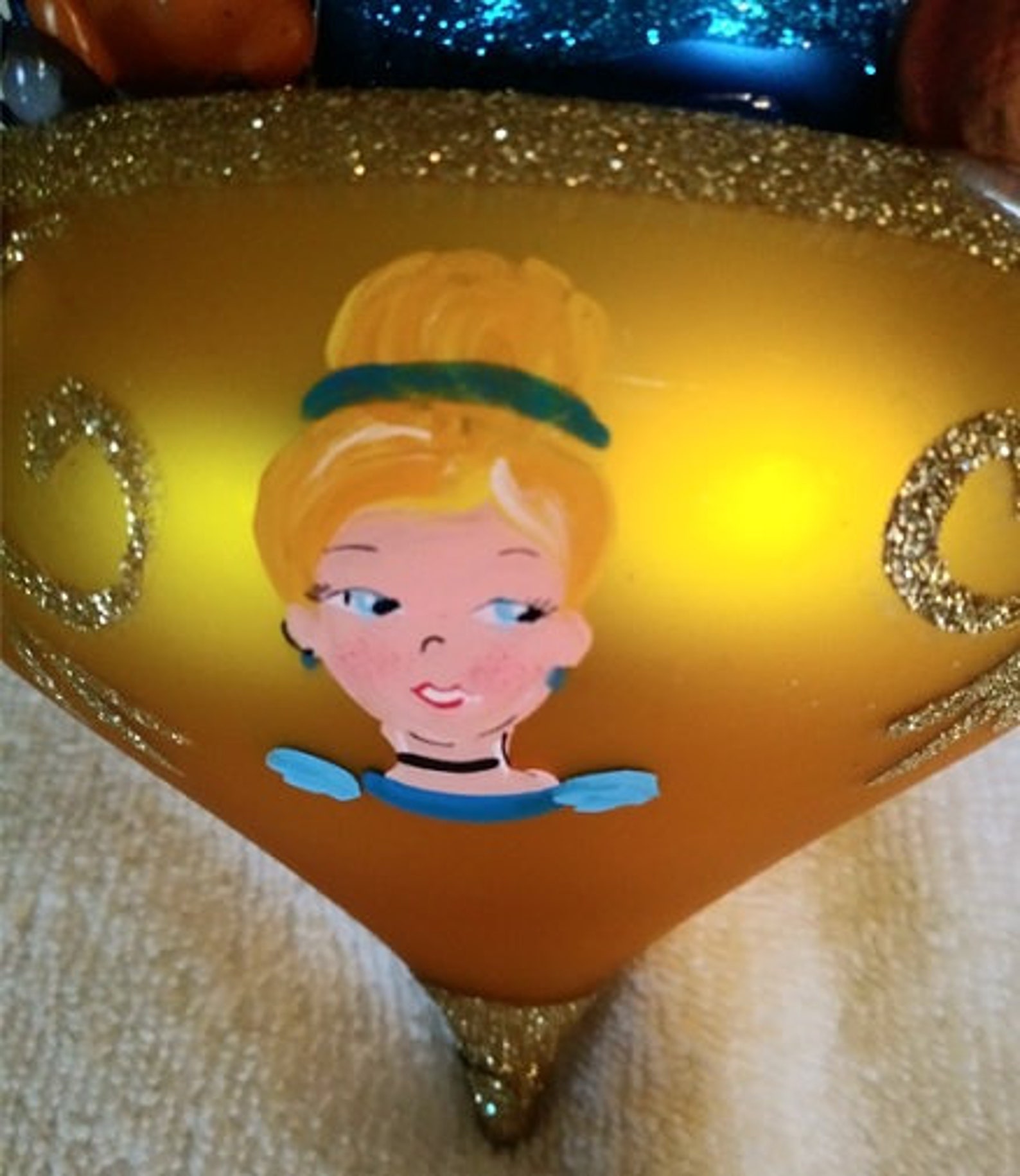 New Italian Blown Glass Disney Princess’ Carousel Christmas Ornament ...